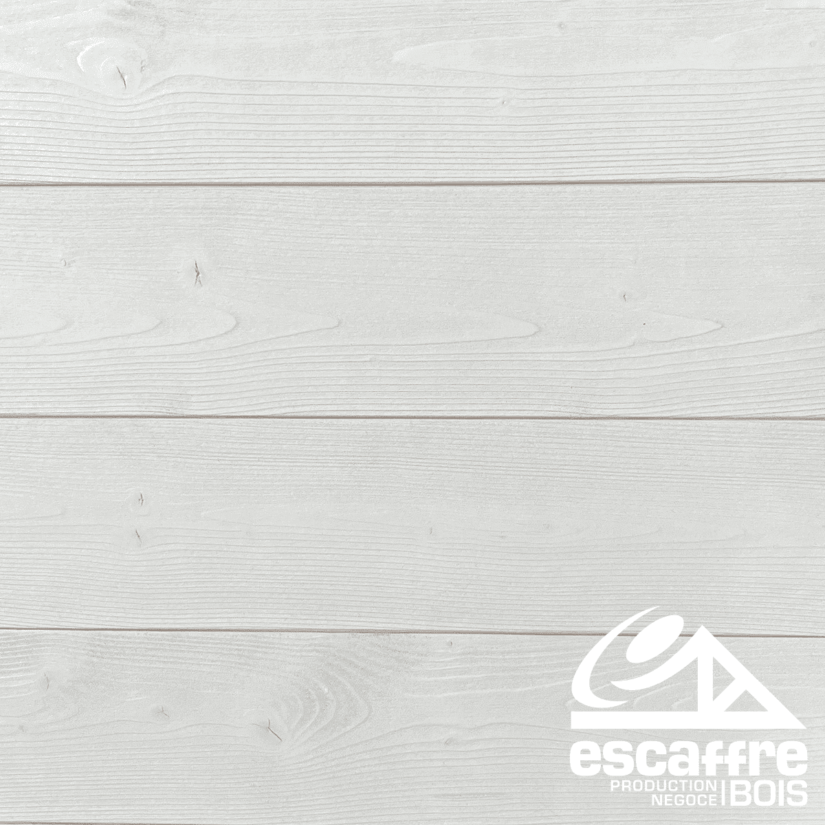 Lambris Bois Nord Blanc Naturel | Profil Grain d'Orge | ESCAFFRE BOIS